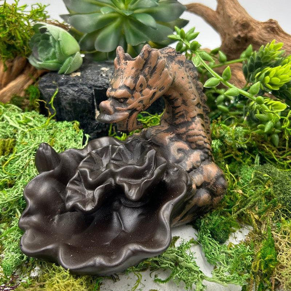Ceramic Dragon Backflow Incense Burner – Nature's Treasures