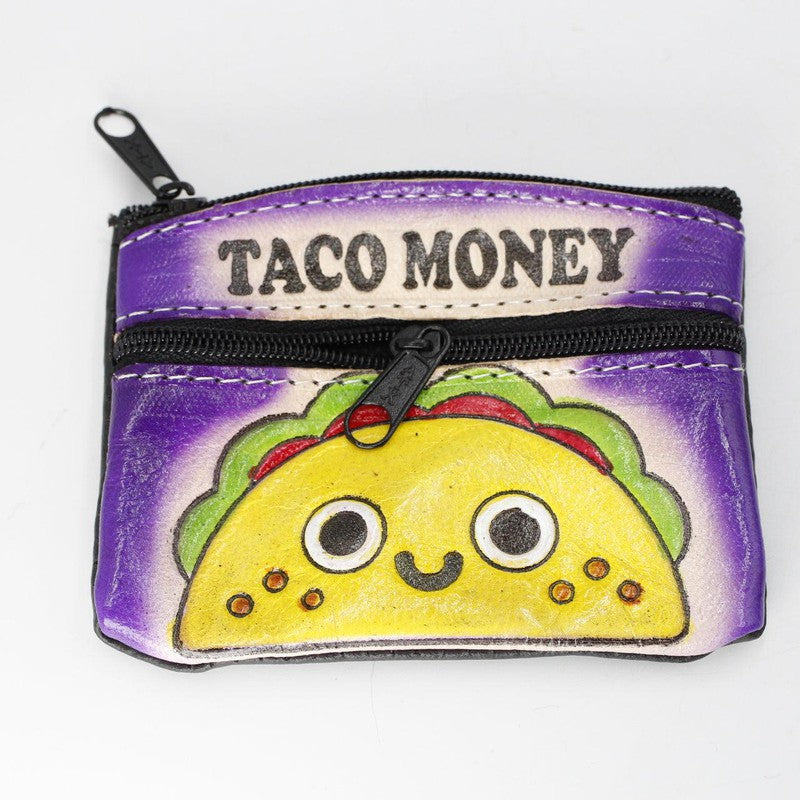 Hand Made Taco Money Coin Pouches || Peru – Nature's Treasures