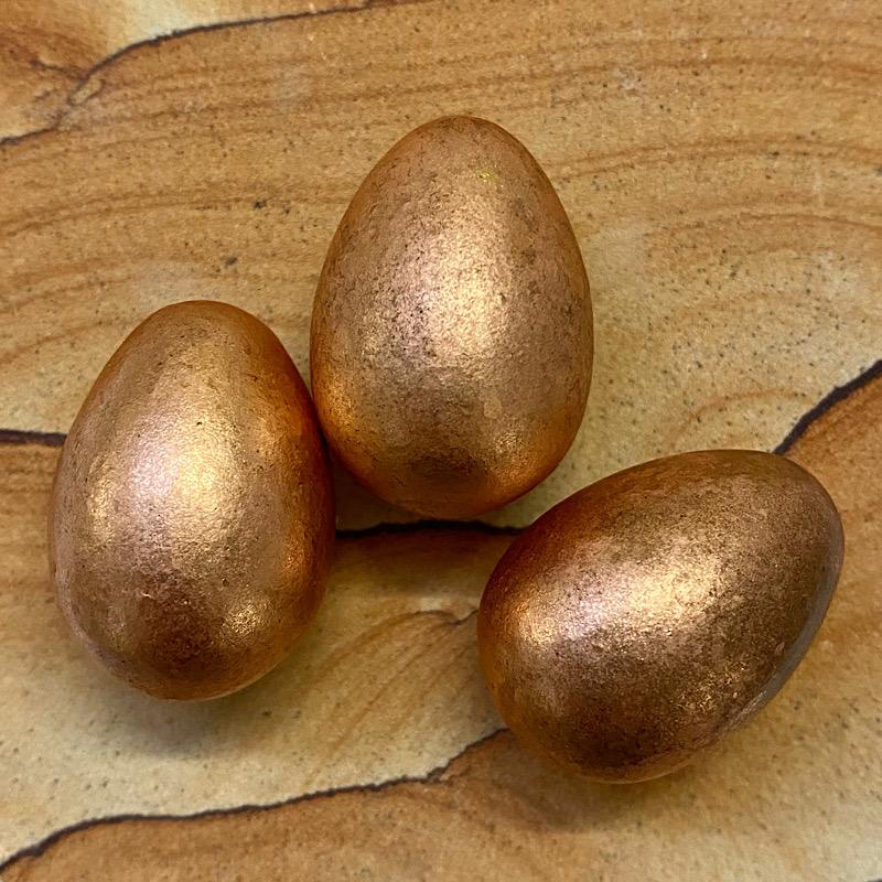 Natural Copper Eggs 30mm || Grounding – Nature's Treasures