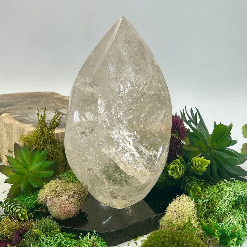 Polished Clear Quartz Flame Free Forms || Purification || Brazil ...