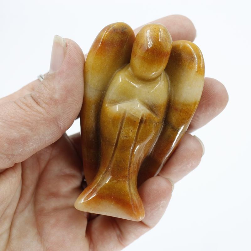 Polished Moonstone Angel Carvings || Emotional Balance || India ...