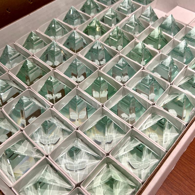 Polished Volcanic Ash Glass Pyramids || Mexico – Nature's Treasures