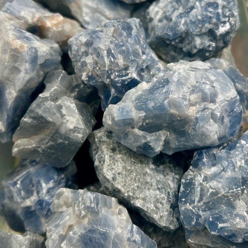 Rough Blue Calcite Single Chunk || Mexico – Nature's Treasures
