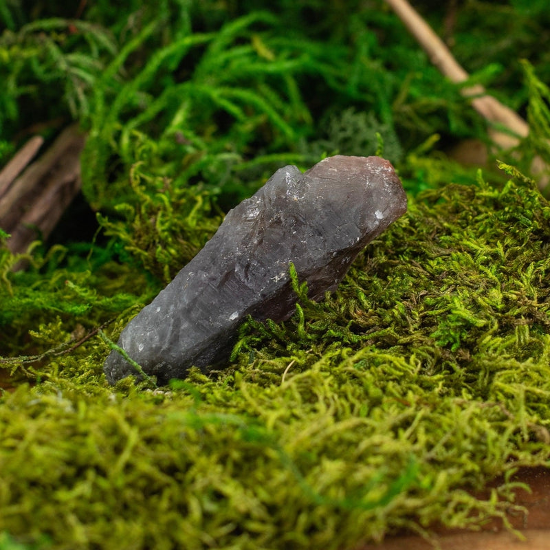 Naturally Formed Red Capped Amethyst Raw Point || Protection, Psychic ...